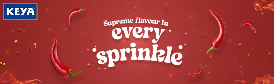 Keya Red Chilli Flakes can be widely used in Indian, Mexican, Thai and ...